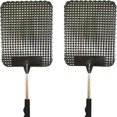 2PCS Telescopic Fly Swatter, Manual Heavy Duty Plastic Flyswatter ...