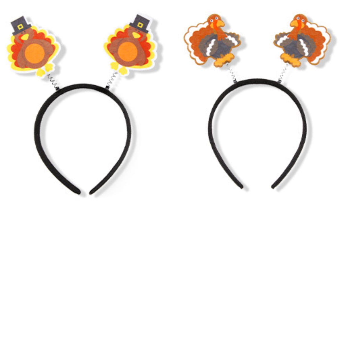 2PCS Thanksgiving Turkey Headband Decorations - Party Head Boppers ...