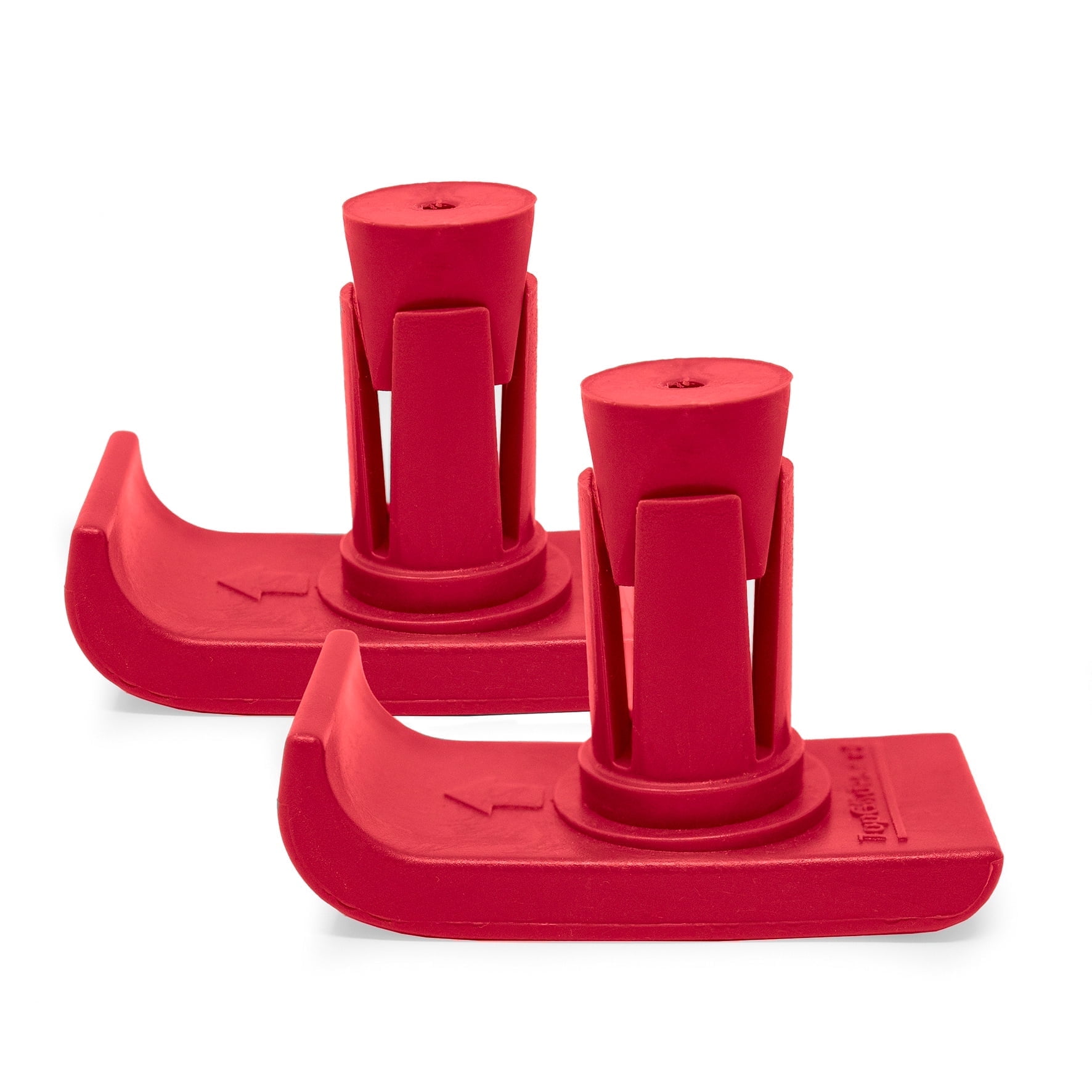 2PCS Top Glides FlexFit Universal Walker Ski Glides - 1 Pair (Red ...