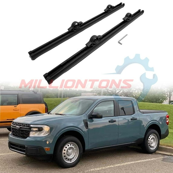 2PCS Trail Rail System Fit Ford Maverick 2022-2025 Truck Bed Rails Tie ...