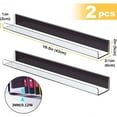 2PCS Transparent Magnetic Acrylic Bookshelf, 17"x2.3" Wall Hanging ...