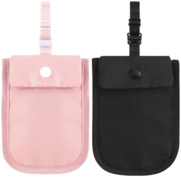 2PCS Travel Hidden Bra Wallet - Travel Women's Neck Bag - Hidden Money ...