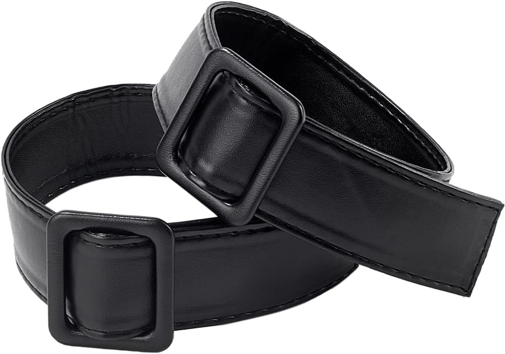 2PCS Trench Coat Belt Replacement Overcoat Sleeve Band Wide Black Soft ...