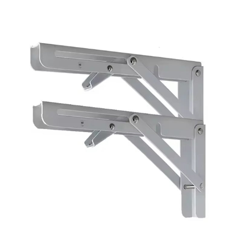 2PCS Triangle Folding Angle Bracket Heavy Support Stainless Steel ...