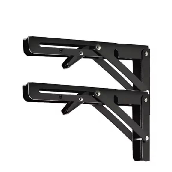 2PCS Triangle Folding Angle Bracket Heavy Support Stainless Steel ...