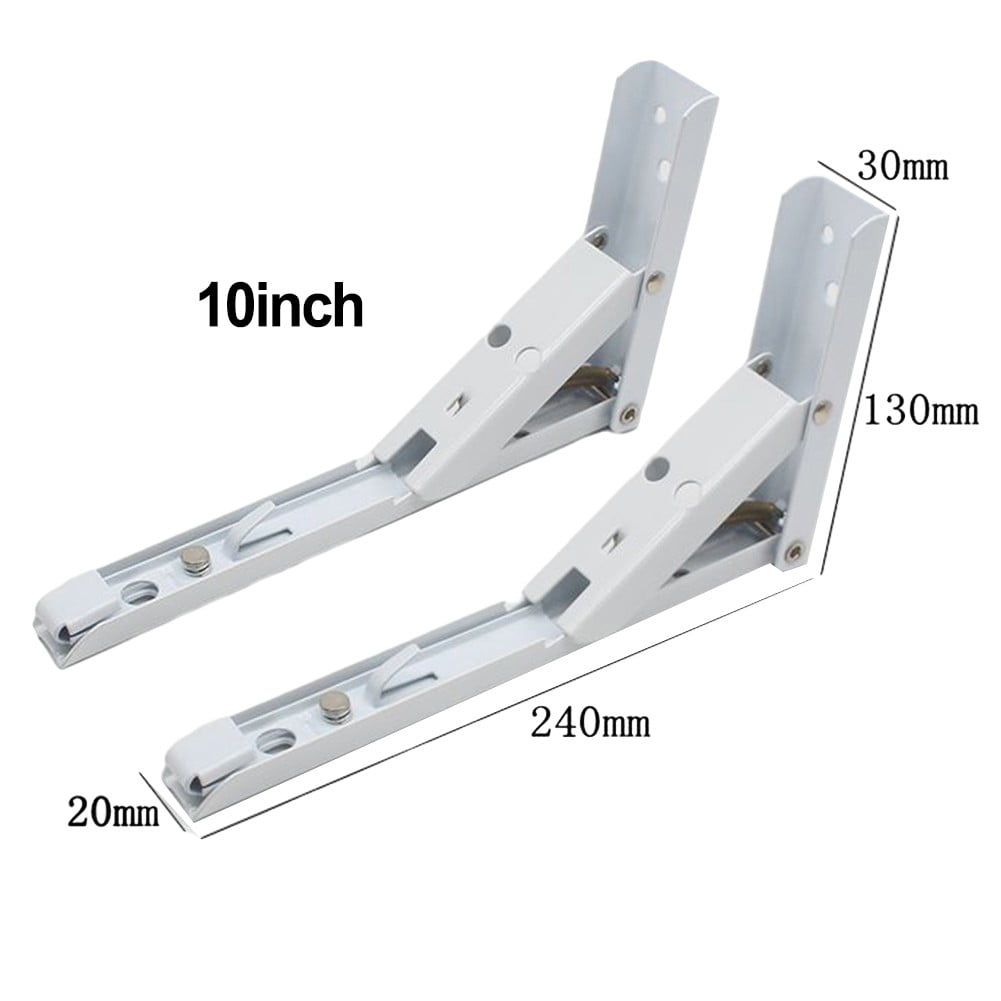 2PCS Triangle Folding Angle Bracket With Matching Screws 60KG Heavy ...