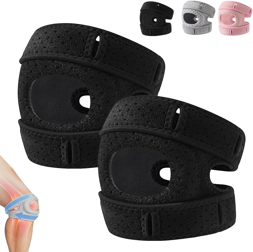 2PCS Trywellnee Knee Brace, Wellknee Knee Brace, Knee Sleeve for Pain ...