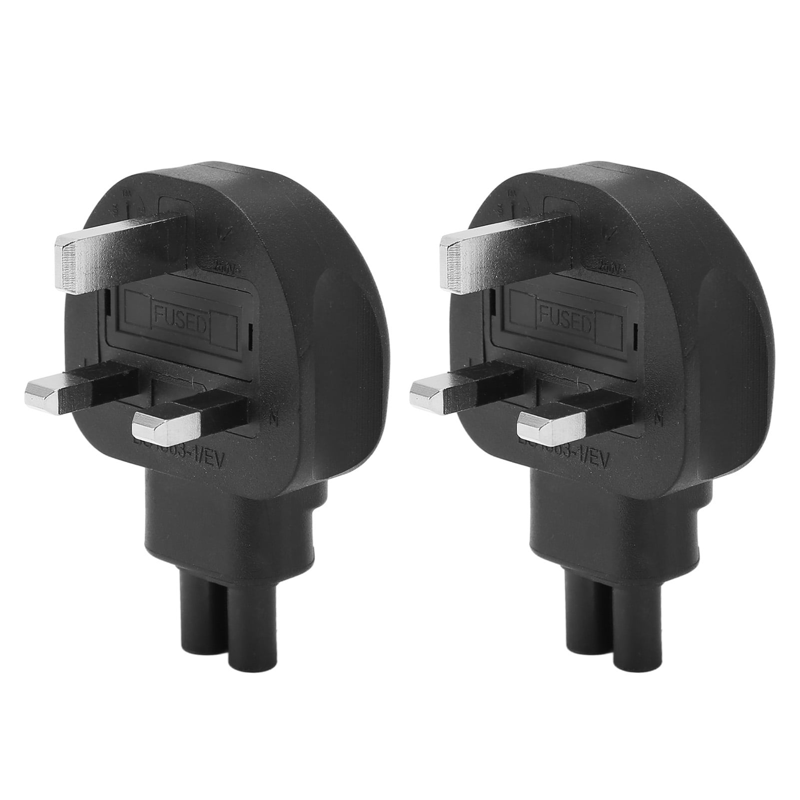 2PCS UK Plug to IEC320 C5 Power Adapter 13A 250V PDU Chassis Power ...