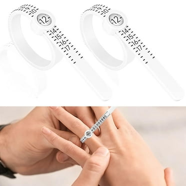 Professional Ring Sizer Gauge & Mandrel Kit – Metal Finger Measuring ...