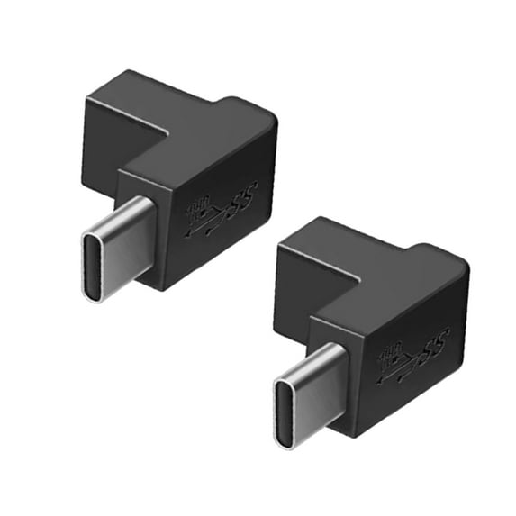 2PCS USB3.1 Type C Fast Adapter with Male Female Head Optional for Easy ...