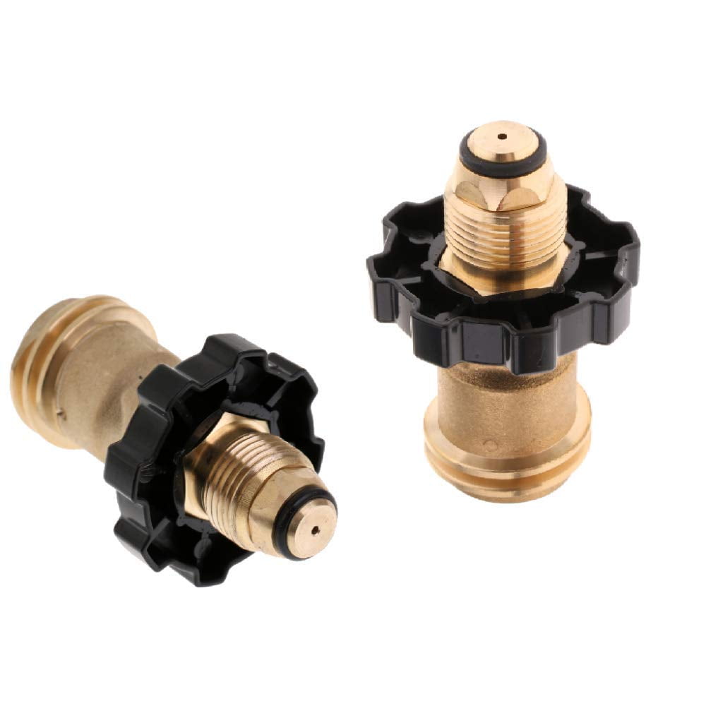 2PCS Universal Propane Tank Adapter for Old POL Thread to QCC1 Thread ...