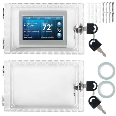 BISupply AC Thermostat Cover with Lock XS 1pk - Wall AC Panel Lock Box ...