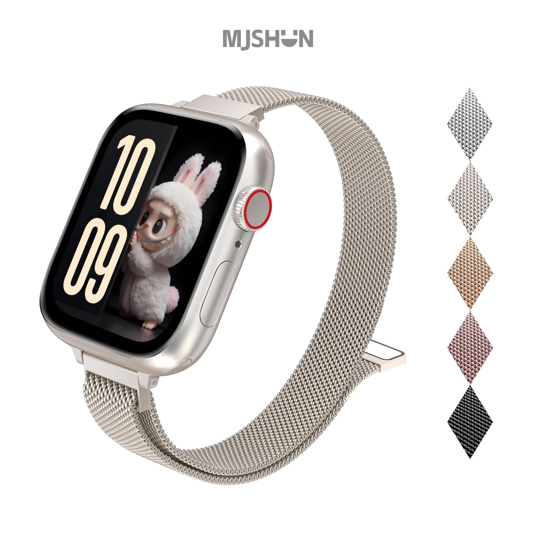 2PCS Upgrade Slim Milanese Loop Compatible with Apple Watch Band for ...