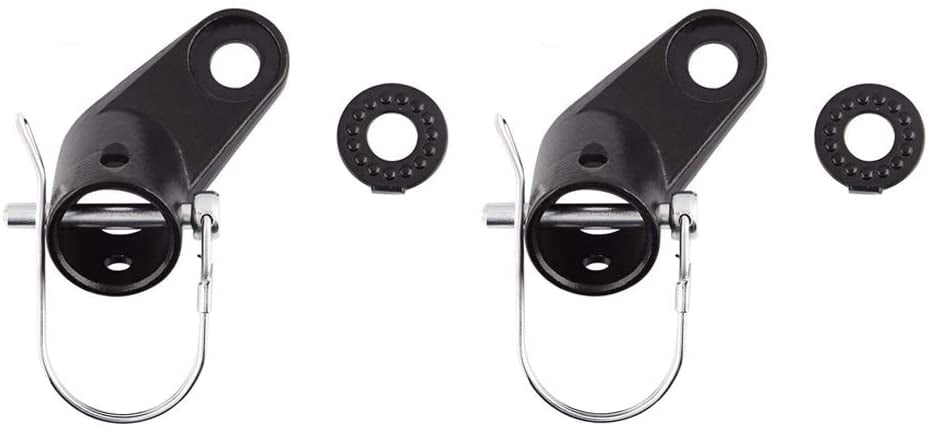 2PCS Upgraded Bike Bicycle Trailer Coupler Attachment Angled Elbow for ...
