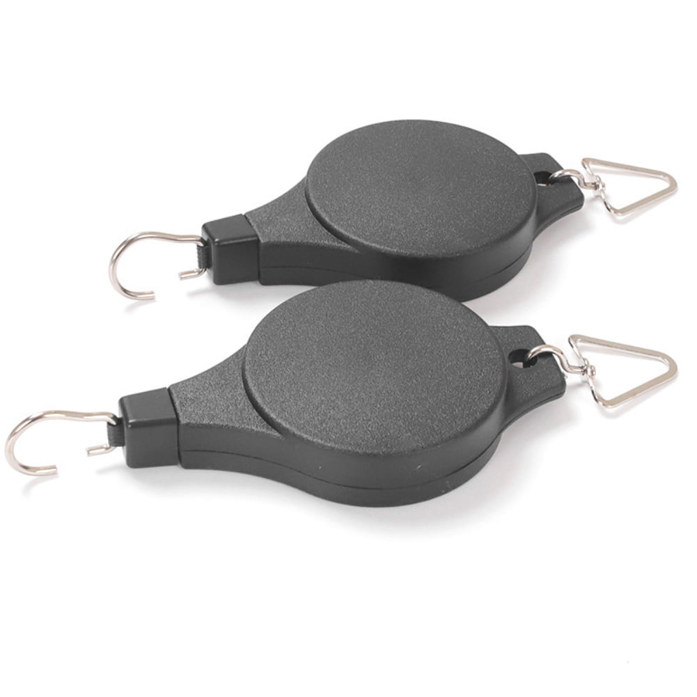 2PCS Upgraded Retractable Plant Hanger, Plant Pulleys for Hanging ...