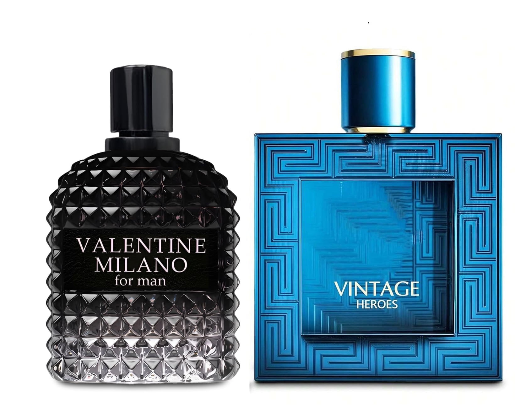 2PCS Valentine Milano & Vintage Hero Eau De Toilette for Men – Fresh ...