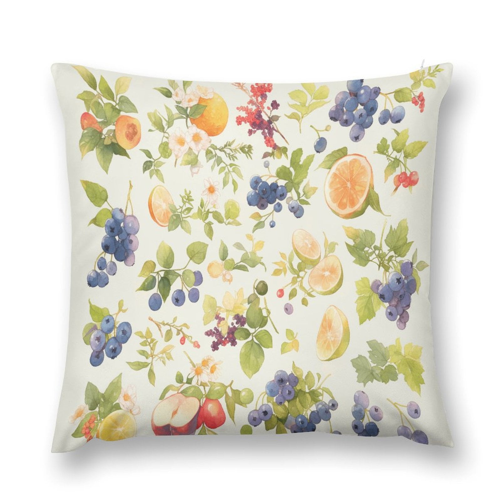 2PCS Various Fruits Throw Pillow Covers 18x18 Decorative Pillows Case ...