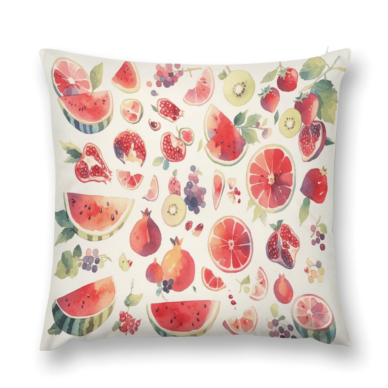 2PCS Various Fruits Throw Pillow Covers 18x18 Decorative Pillows Case ...