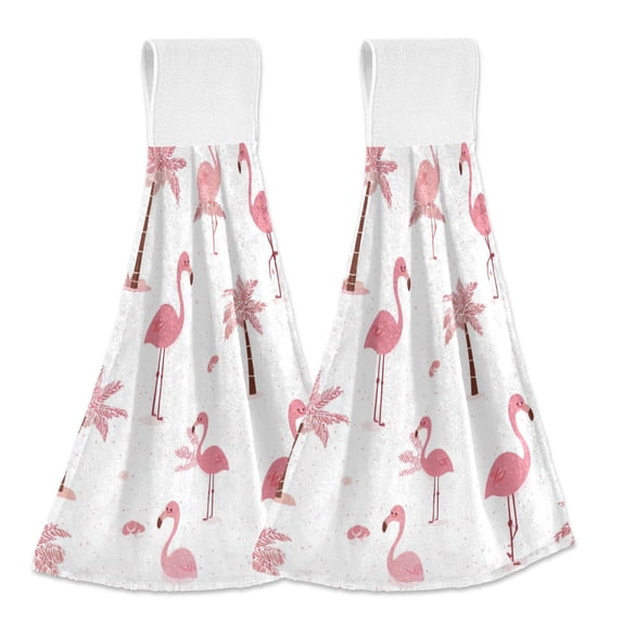 2PCS Velcro Hangable Hand Towels Quick-Drying Hanging Kitchen Towels ...