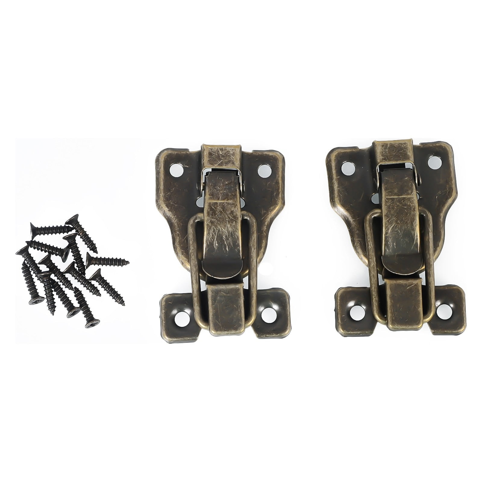 2Pcs Vintage Jewelry Wood Box Buckles Drawer Latches Decorative ...
