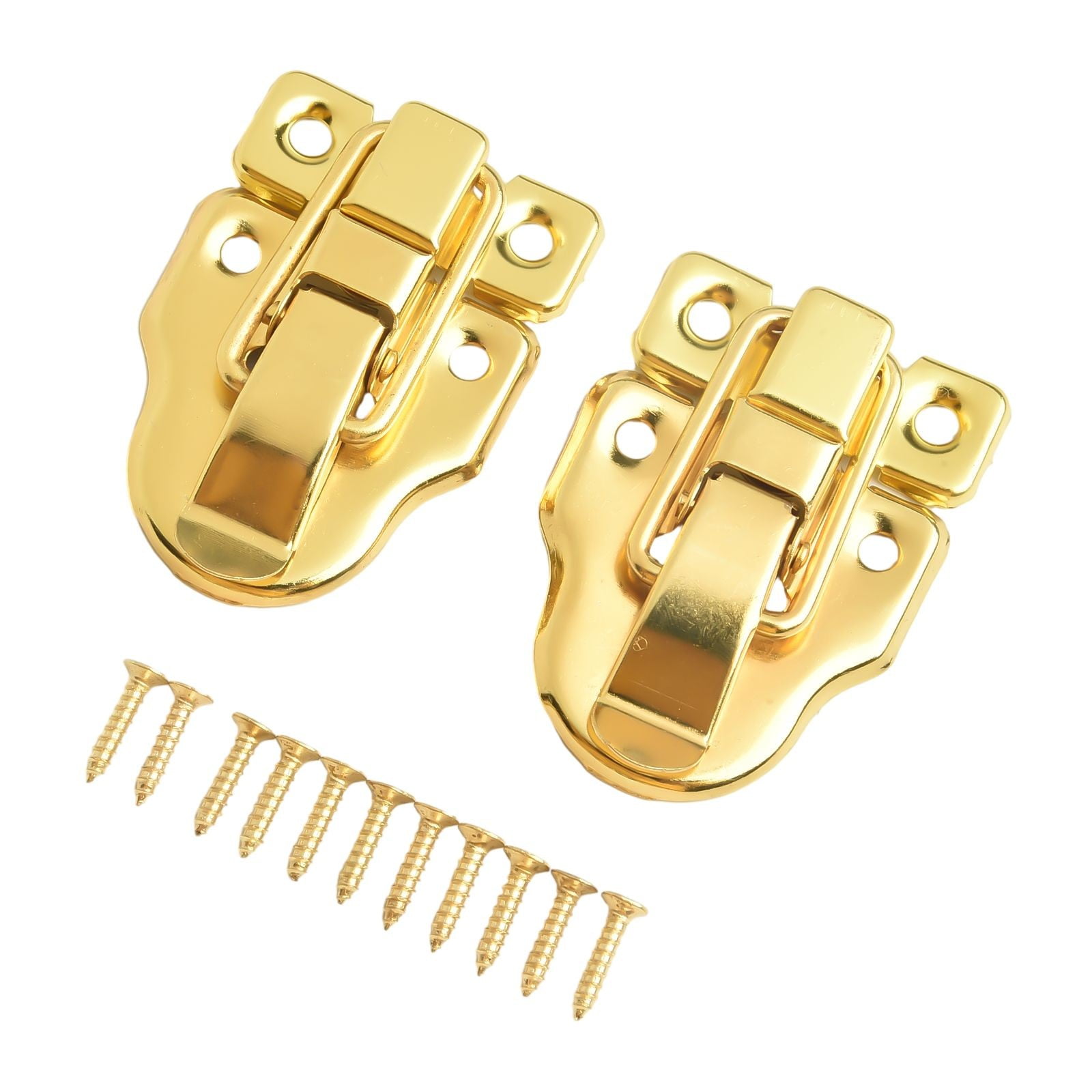 2PCS Vintage Jewelry Wood Box Buckles Drawer Latches Decorative ...