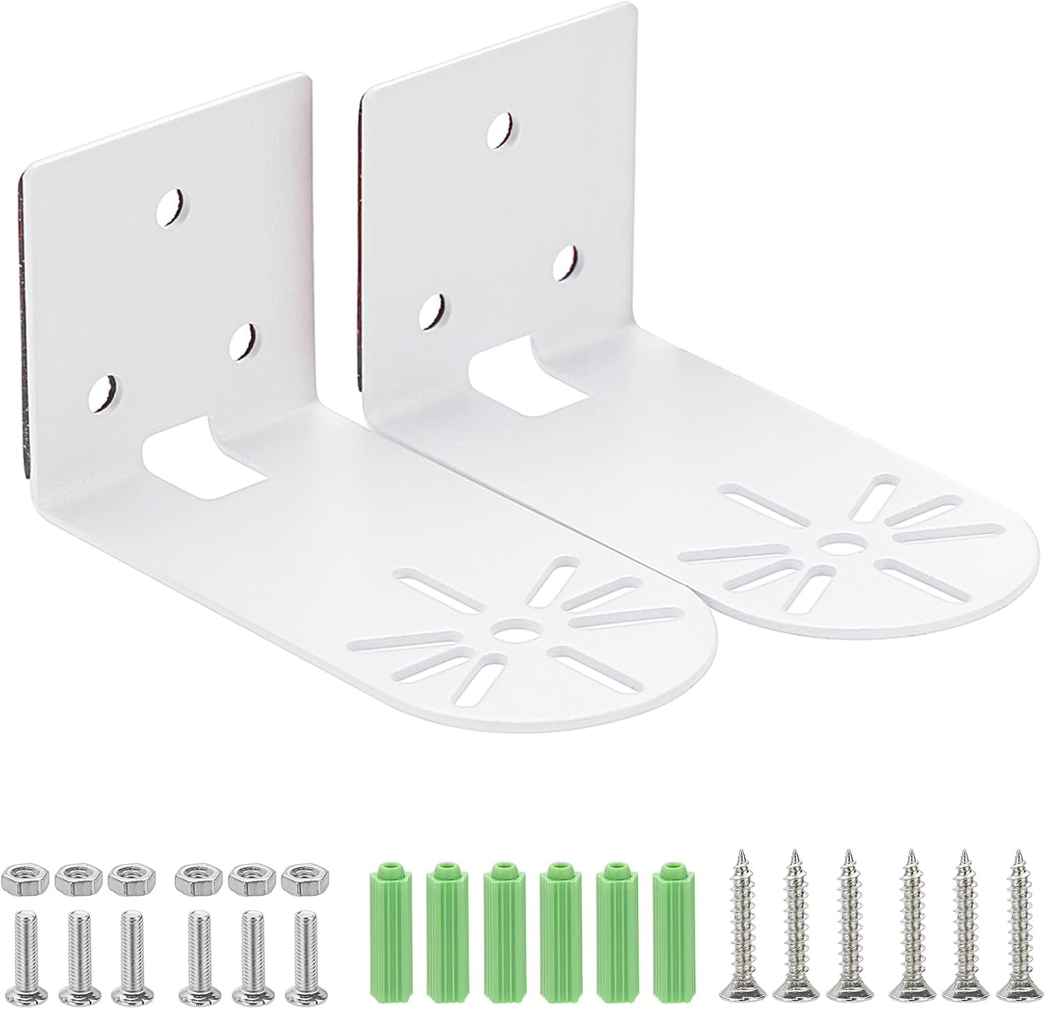 2PCS Wall Mount Camera Shelf- Metal Small Wall Shelf with Adhesive ...