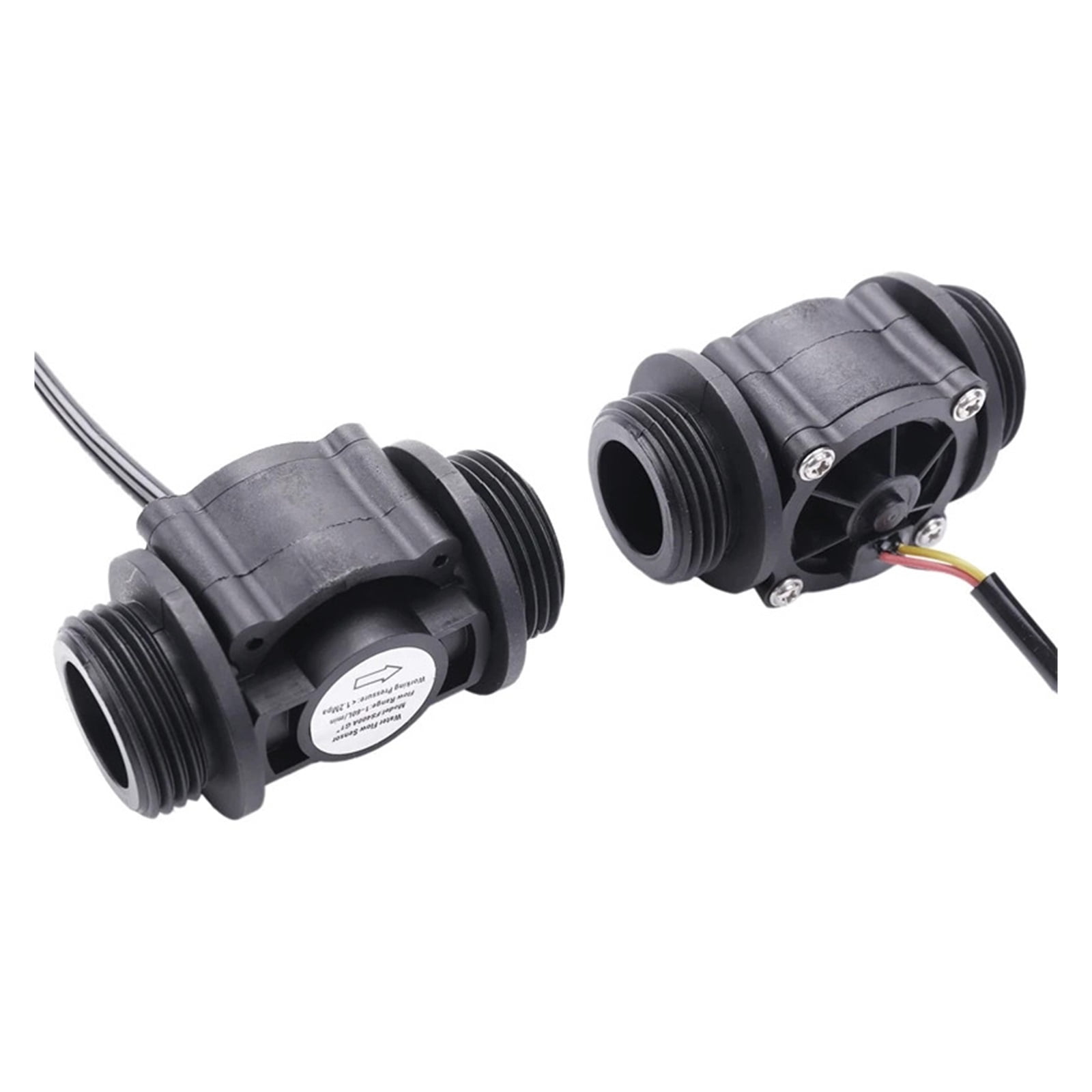 2PCS Water Flow Sensor Fuel Flow Meter Water Meter Sensor Flowmeter ...