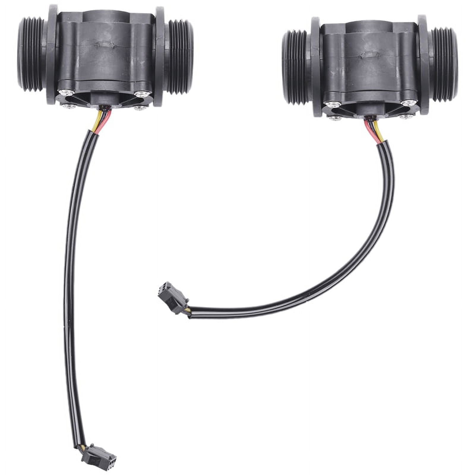 2PCS Water Flow Sensor Meter Flowmeter Counter Indicator FS400A G1 DN25 ...