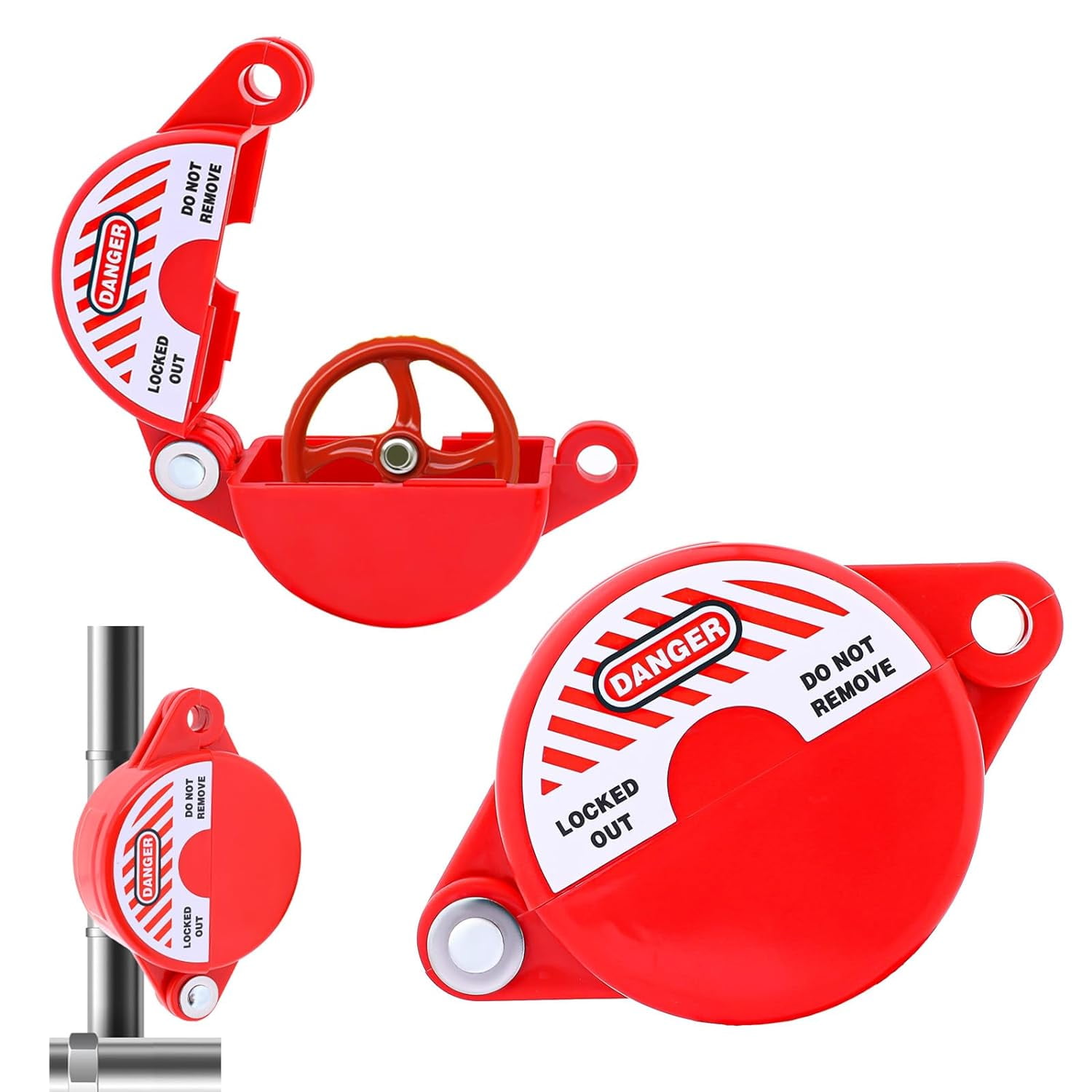 2PCS Water Spigot Lock, Outdoor Faucet Lock Hose Bib Lock 1 to 2-1/2 in ...