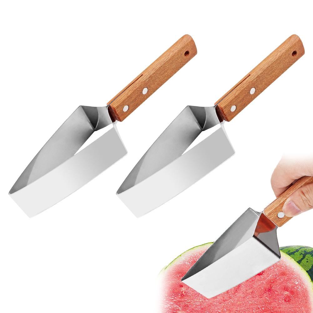 2PCS Watermelon Cutter, Rectangular Stainless Steel Watermelon Slicer ...