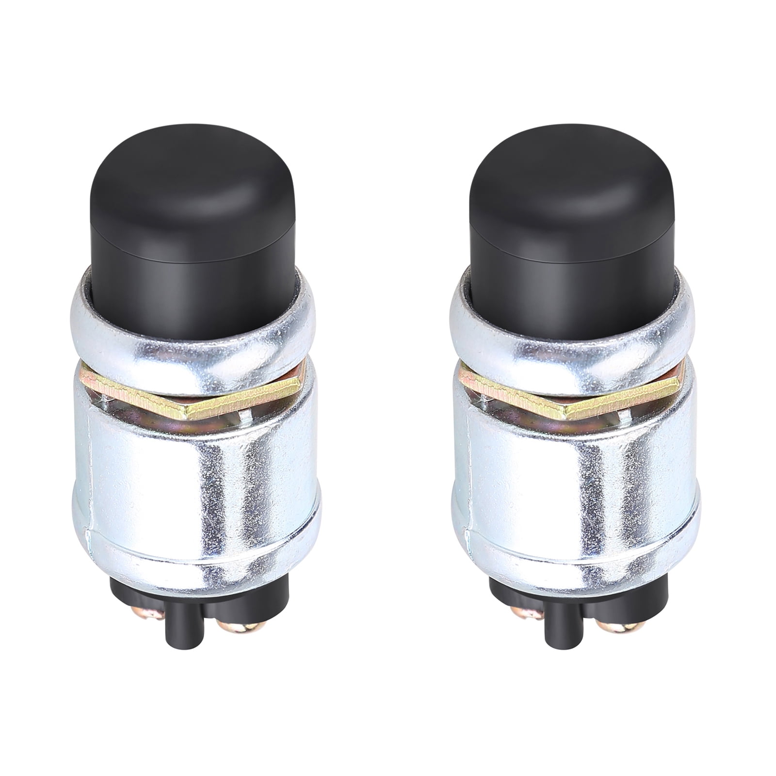 Gsuatey 2PCS 12V 50A Waterproof Car Boat Track Switch Push Button Horn ...