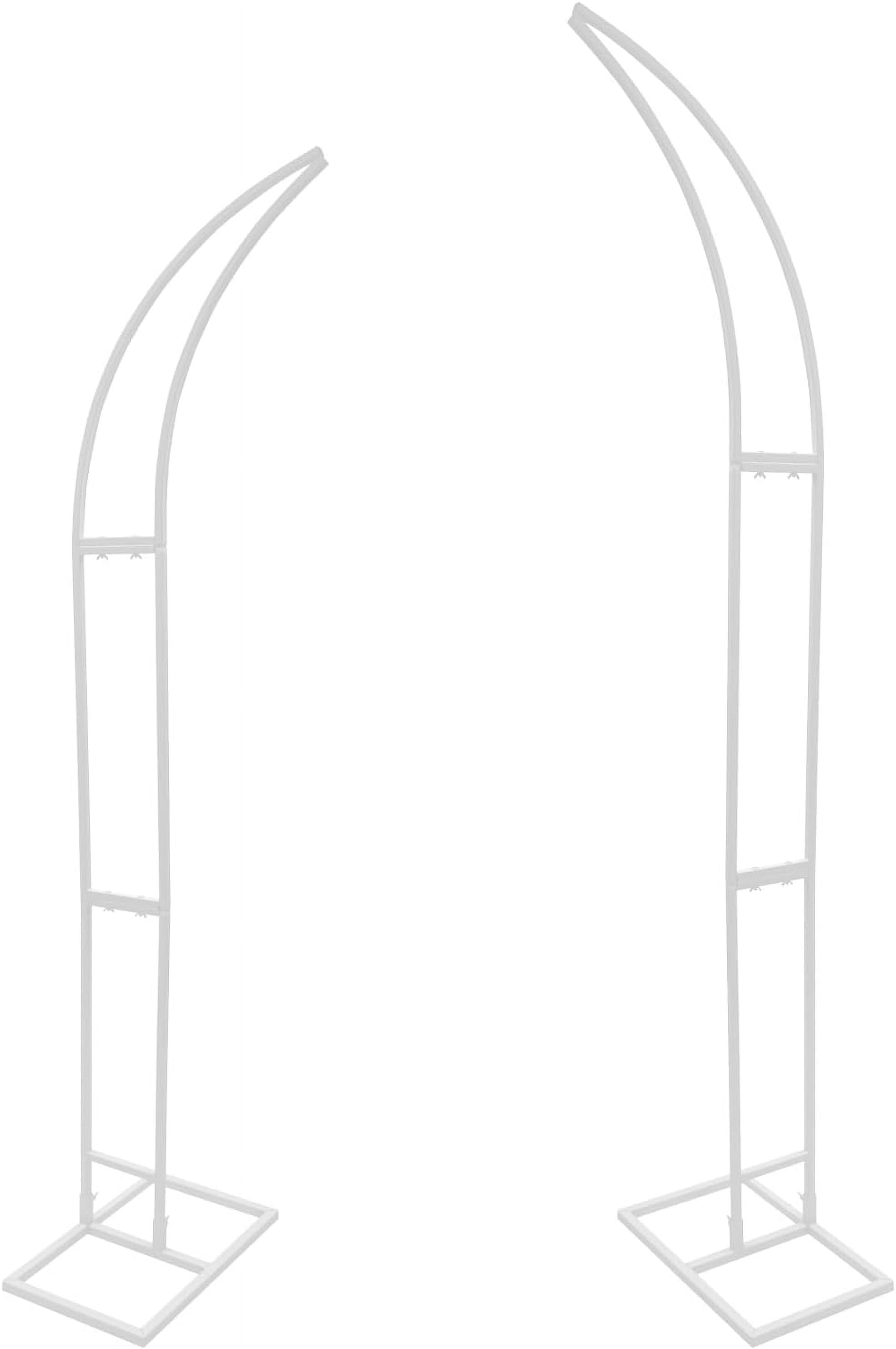 2PCS Wedding Arch Backdrop Stand,2.1M+1.9M Height,Wedding Arched ...