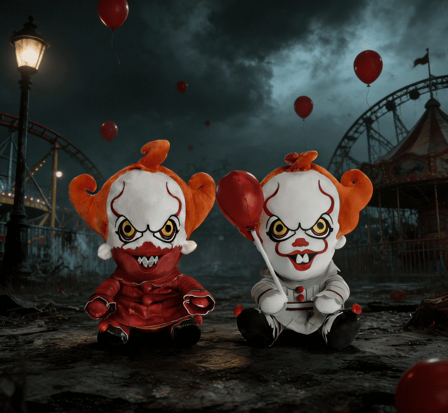 2PCS Welcome to Derry Penny Plush Doll, Joker Plush, Cute Penny ...