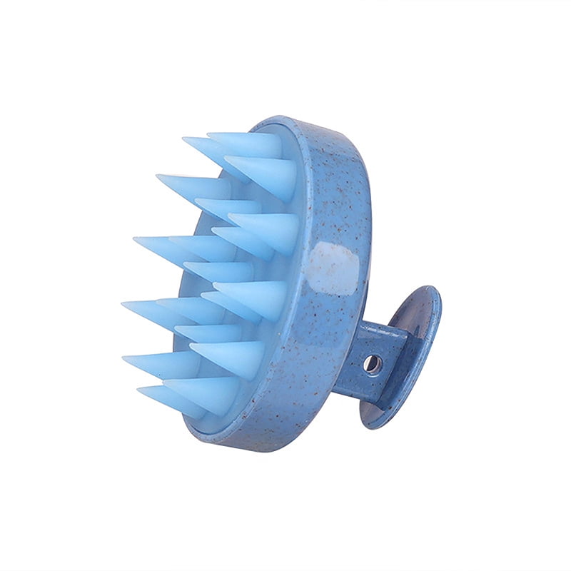 2PCS Wheat Dehydrated Shampoo Brush Deep Cleansing Scalp Brush with ...