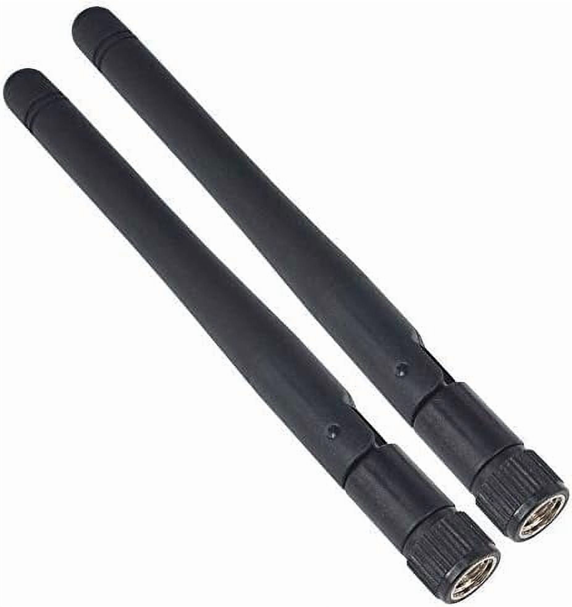 2PCS WiFi Antenna 2.4Ghz 2DBi RP-SMA Male(Hole) Omnidirectional WiFi ...
