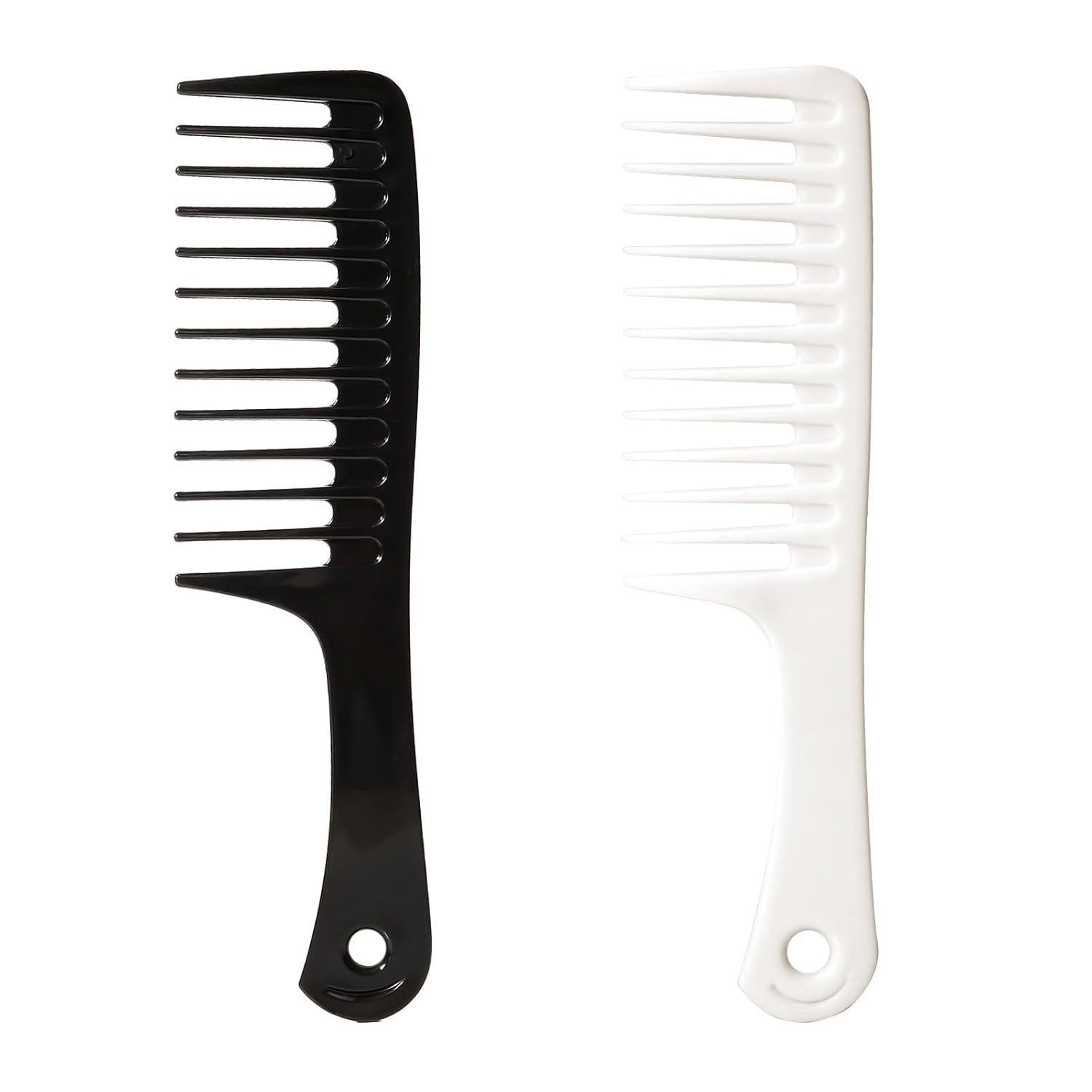 2PCS Wide Tooth Comb for Curls - Large Tooth Detangling Comb for Wet ...