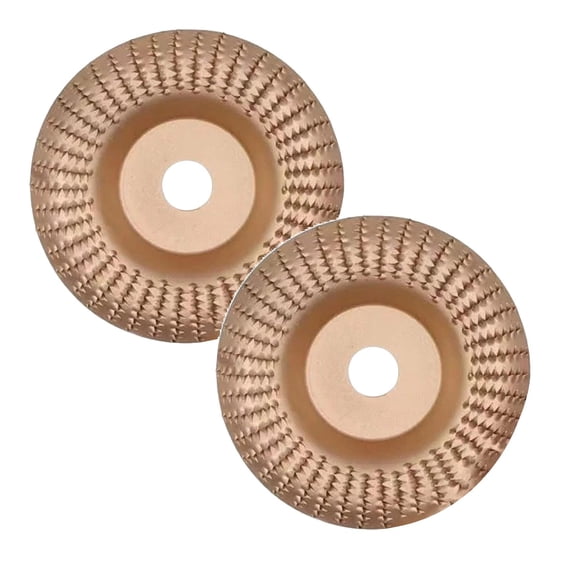 2PCS Wood Grinding Disc, Grinder Wood Carving Disc, Carving Tool for ...