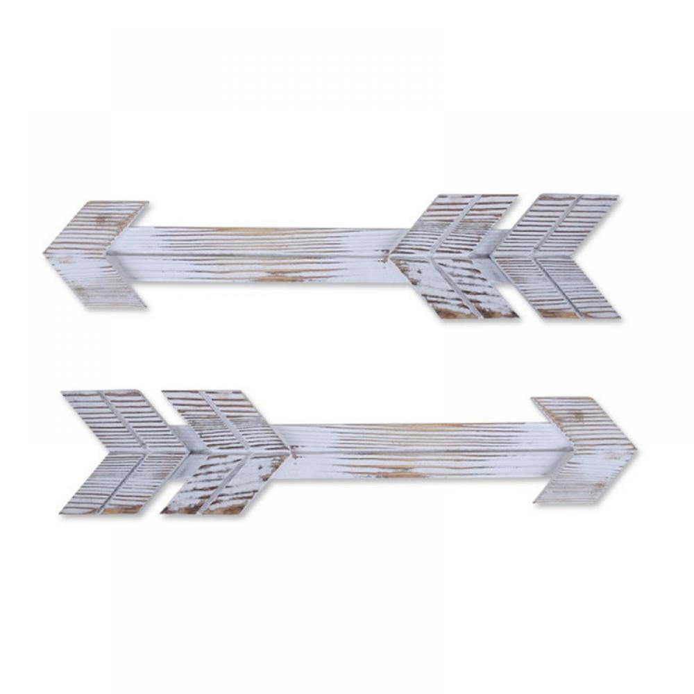 2PCS Wooden Arrow Wall Decor Farmhouse Wall Decor Decorative Rustic ...
