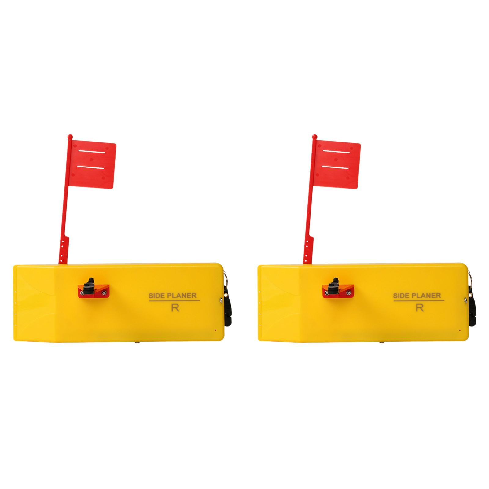 2PCS Yellow Planer Boards for Fishing Medium Trolling Boards with Quick ...