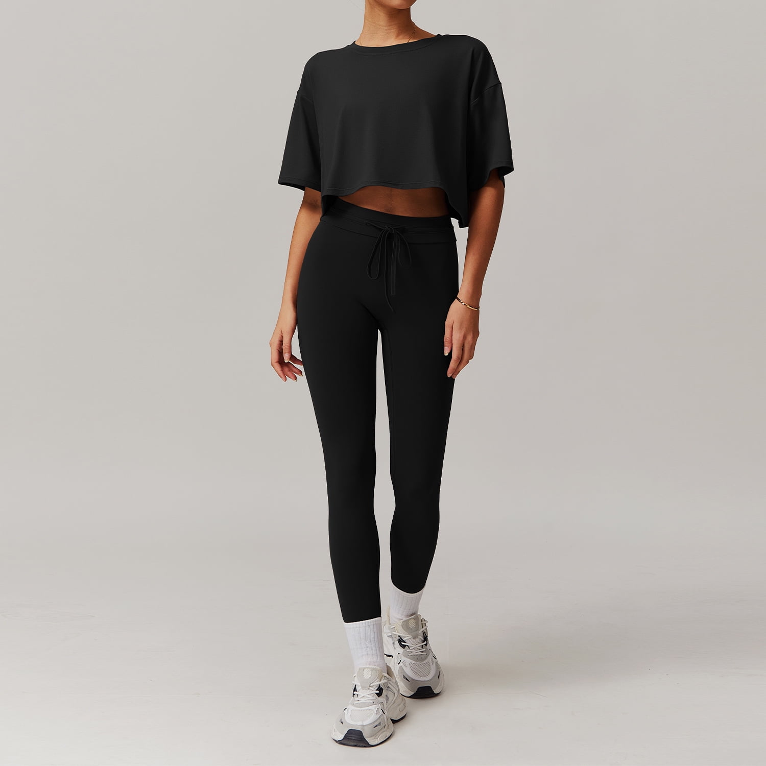 2PCS Yoga Suit Women Quick-Drying Gym Set Women Tracksuit Running ...