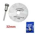 2PCS for Mini HSS Circular Saw Blade Rotary Tool For Metal Cutter Wood ...
