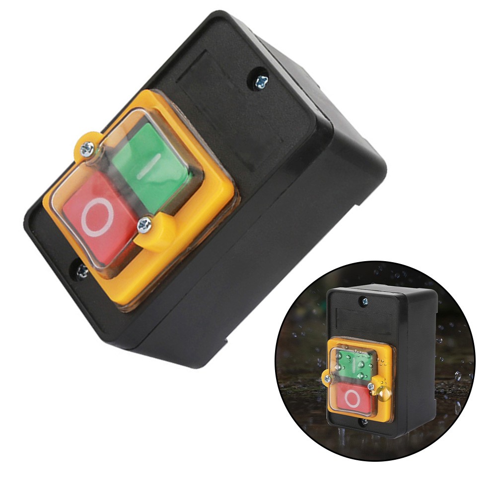 2PCS machine push button switch AC220V / 380V 10A safety switch voltage ...