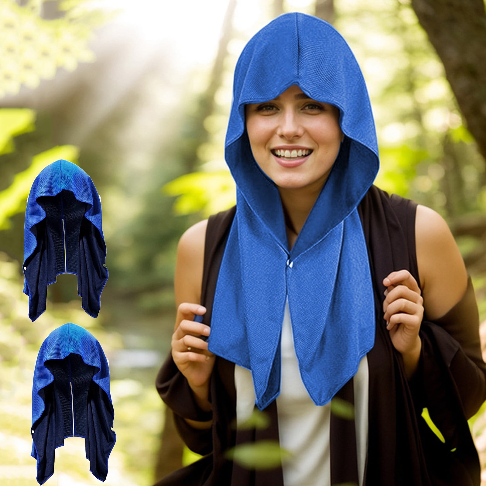 2PCS Cooling Hoodie Towels Cooling Towels for Neck and Face Quick ...