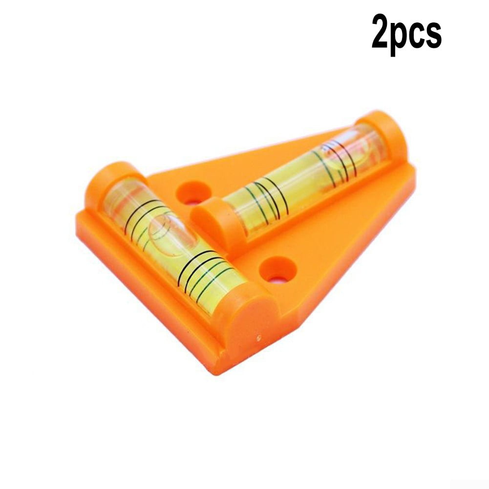 2PCSTwo Way T-Shape Mini Leveller Bubble Spirit Level for Pictures TV ...