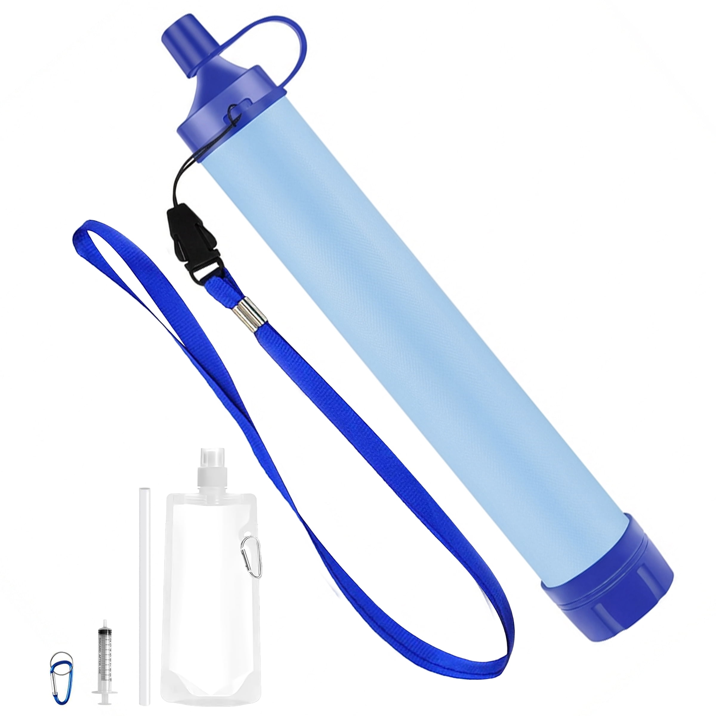 2PCSWater Filter Straw, Ultra-fine Filtration Water Filter for Camping ...
