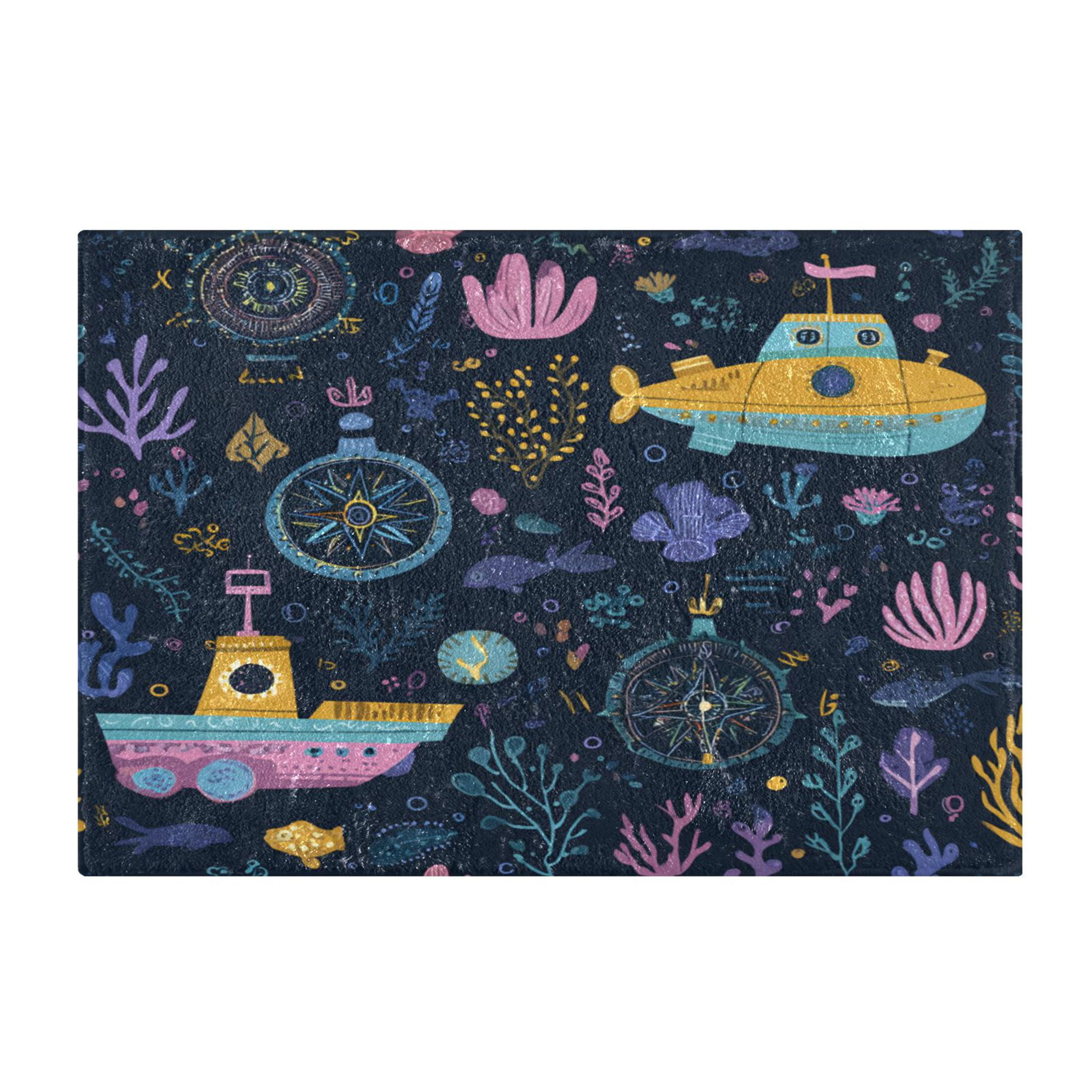 2PCs Bathroom Rugs Set Plush Toilet Base Mat 16" × 24" Bath Mat and 20 ...
