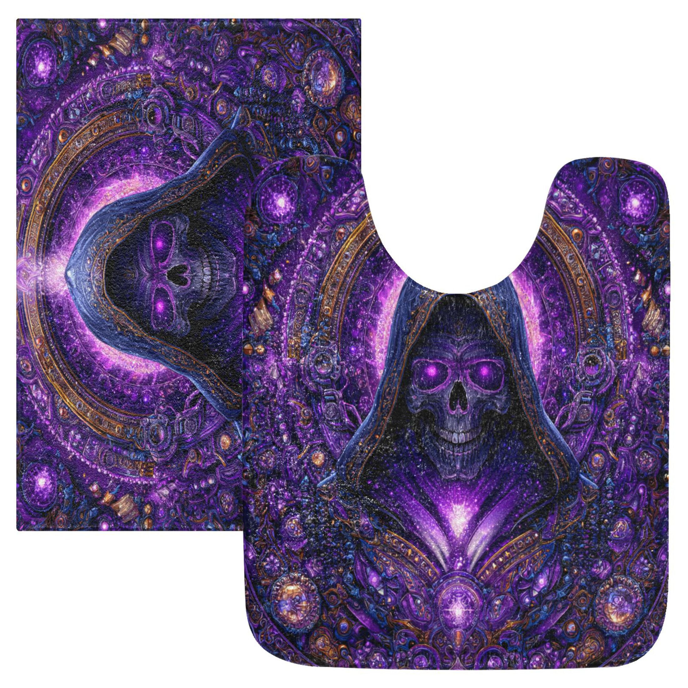 2PCs Bathroom Rugs Set Plush Toilet Base Mat 16" × 24" Bath Mat and 20 ...