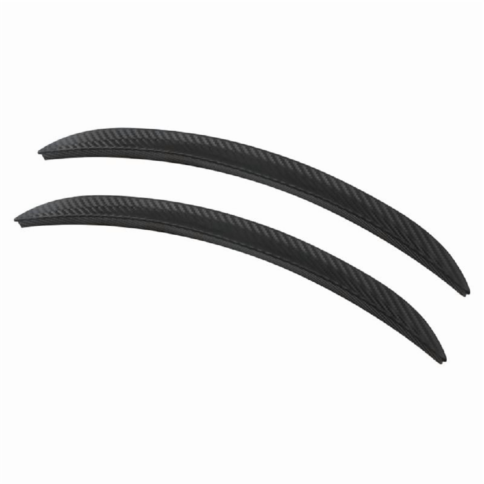 2PCs Carbon Fiber Car Flares Mud Flap Guard Arch Wheel Eyebrow Lip ...