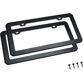 Black License Plate Frames in License Plate Frames by Color - Walmart.com
