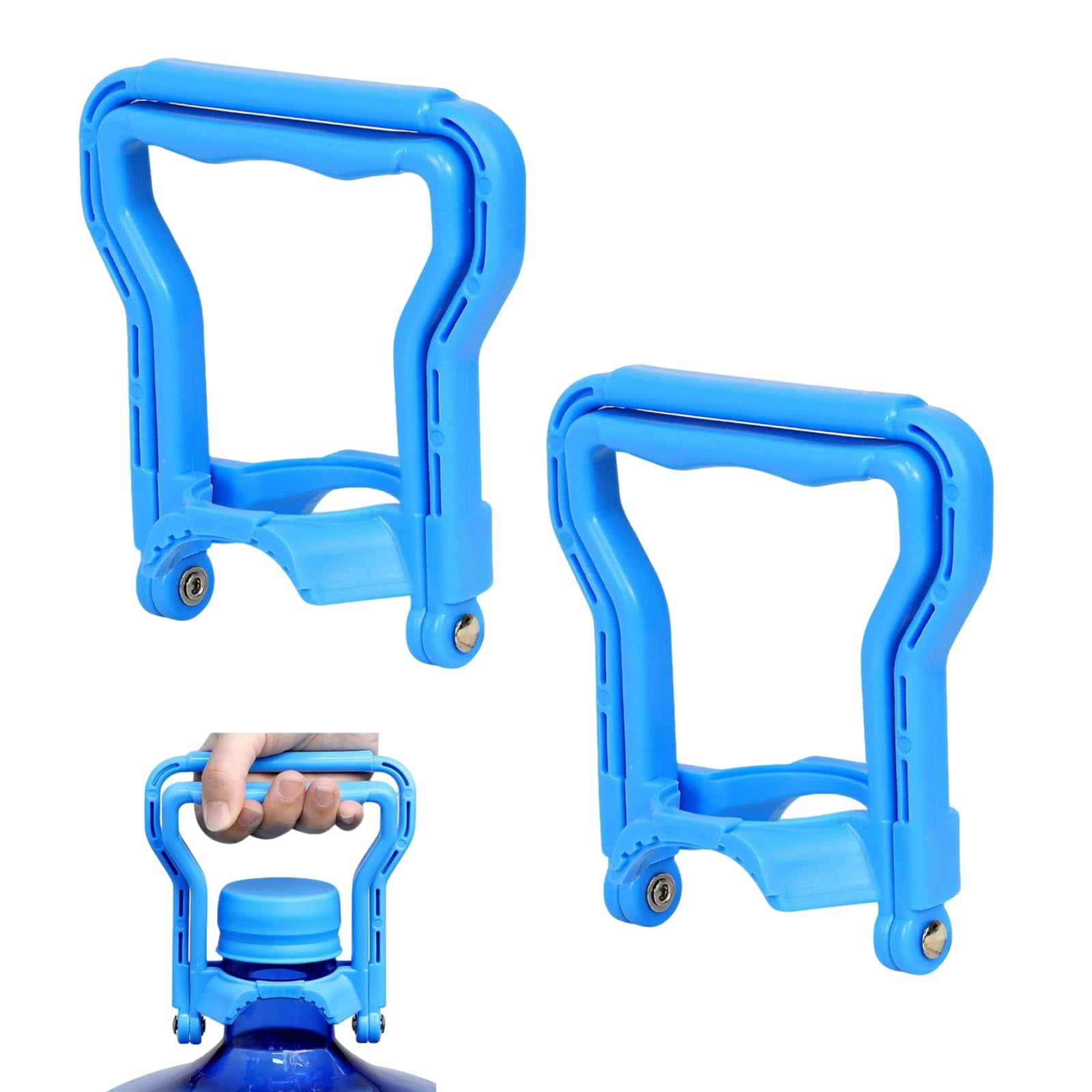 2PCs Heavy-Duty 5 Gallon Water Bottle Handle Dual-Mode Single or Two ...